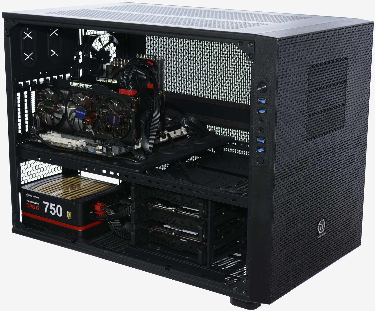 Thermaltake Core X9 Case & DPS G PSU Review > Installation Impressions ...