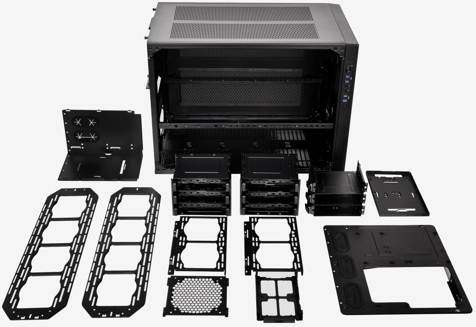 Thermaltake Core X9 Case & DPS G PSU Review > Core X9 Internal Design ...
