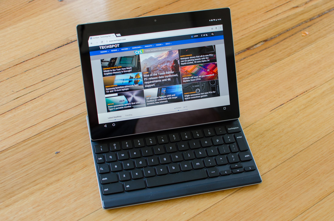 Google Pixel C Review > The Pixel C as a Laptop | TechSpot