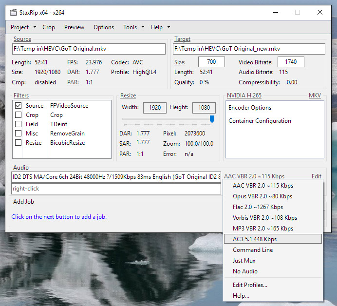 Guide To Hevch265 Encoding And Playback How To Encode Hevc Utilizing Nvidia Gpu Hardware