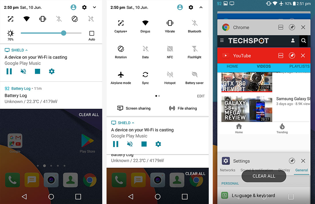 LG G6 Review > Software | TechSpot