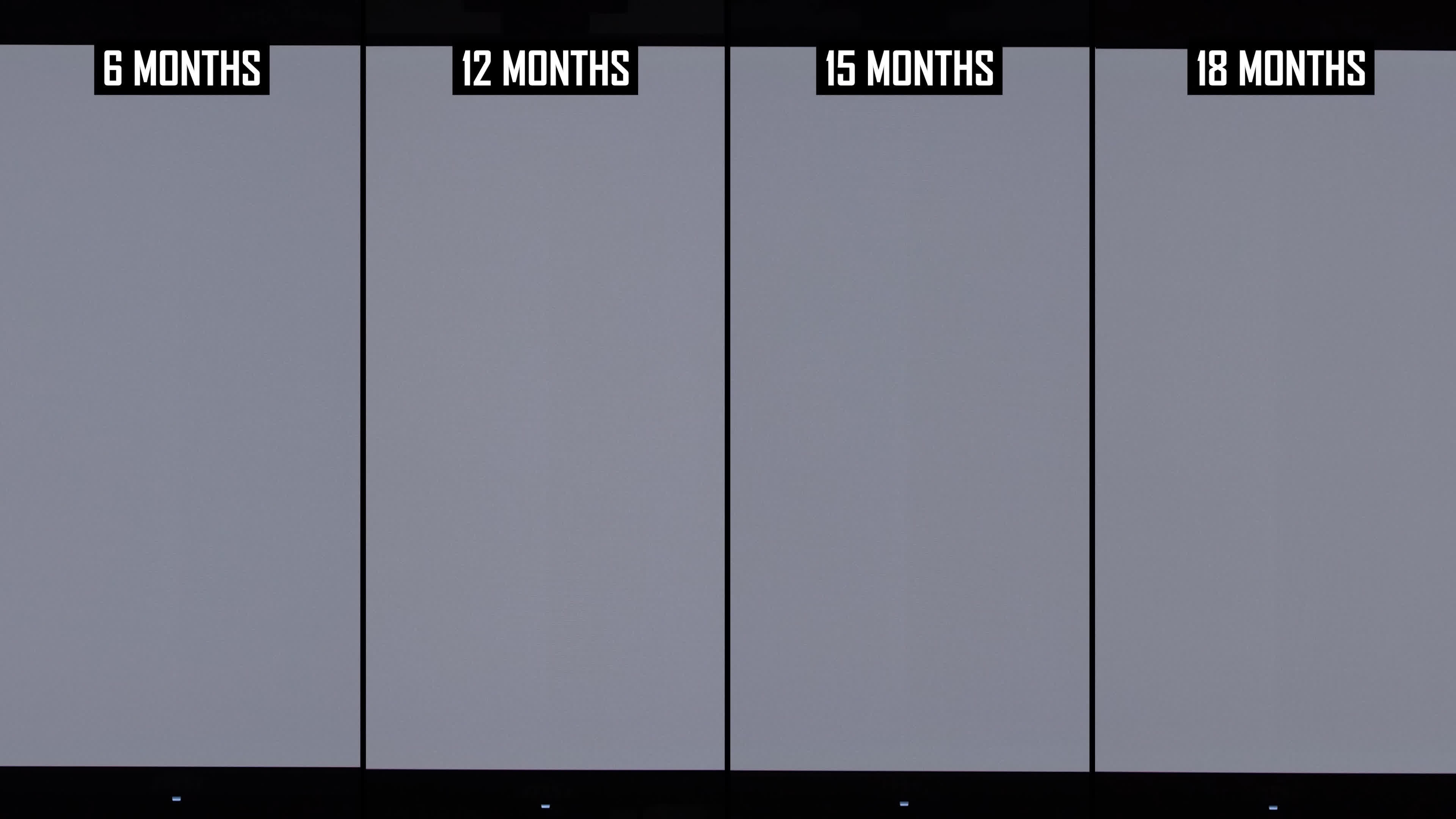 The OLED Burn-In Test: 18-Month Update | TechSpot