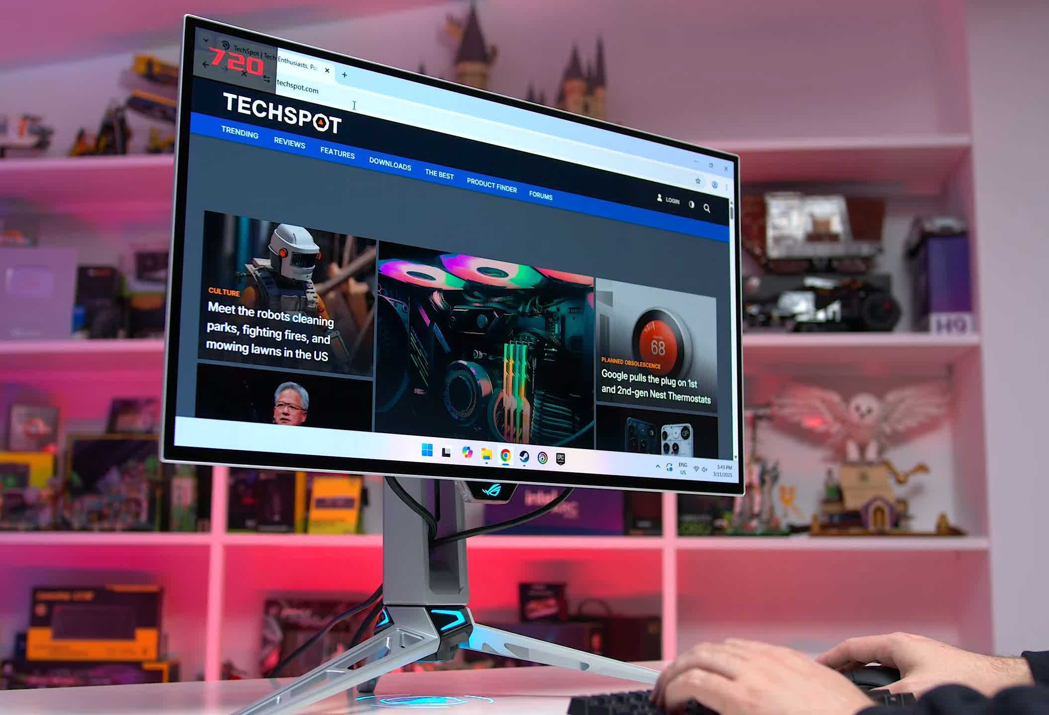 Asus ROG Swift PG27AQWP Review: 720Hz OLED | TechSpot