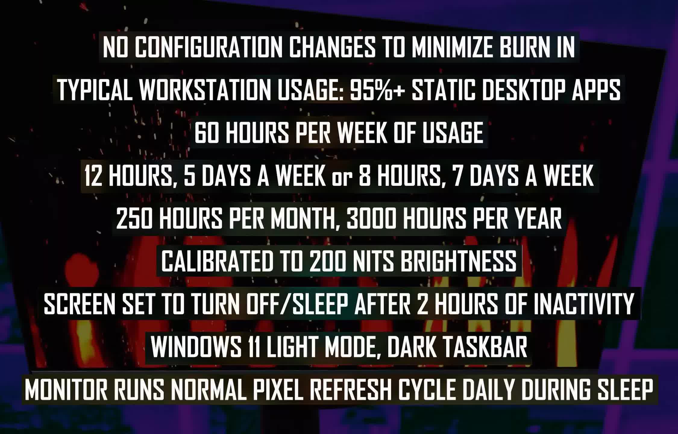 The OLED Burn-In Test: 21-Month Update | TechSpot