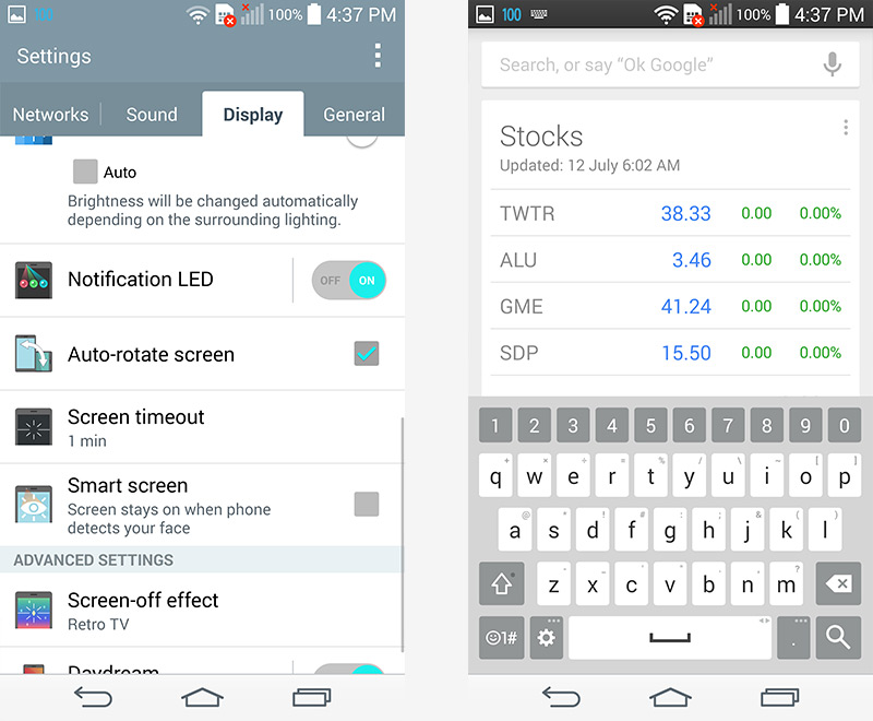 LG G3 Review > Software: Improvements All Around | TechSpot