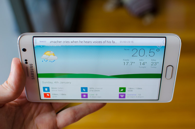 Samsung Galaxy Note Edge Review > The Edge | TechSpot