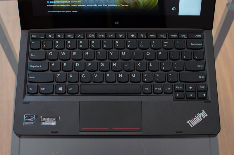 Lenovo ThinkPad Helix Review > Display, Ultrabook Keyboard Dock | TechSpot