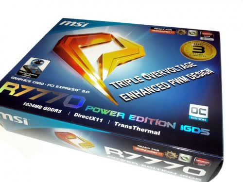 MSI Radeon HD 7770 Power Edition OC 1GB GDDR PCIe R7770-Power-Edition ...