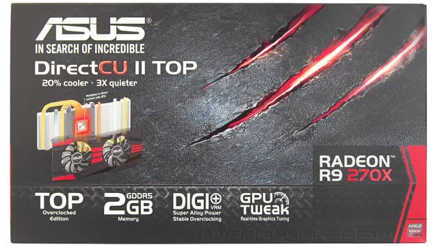 Asus Radeon R9 270X DirectCU 2 Top 2GB GDDR5 PCIe Reviews, Pros and ...
