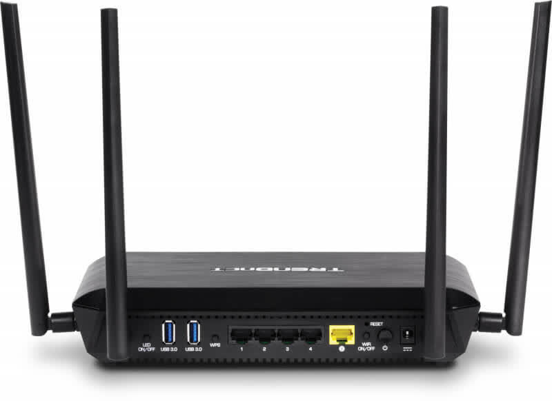 TRENDnet TEW-827DRU AC2600 StreamBoost MU-MIMO Wireless Router Reviews ...