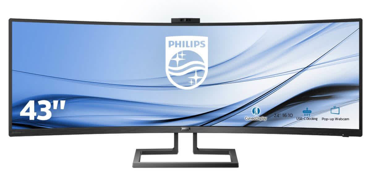 Philips Brilliance 439P9H 43" Curved Reviews, Pros and Cons | TechSpot
