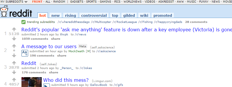 Reddit users close much of site in revolt over firing | TechSpot Reddit users close much of site in revolt over firing | TechSpot