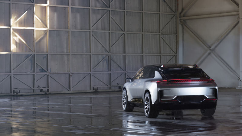 Faraday Future unveils its first consumer electric vehicle at CES 2017 ...