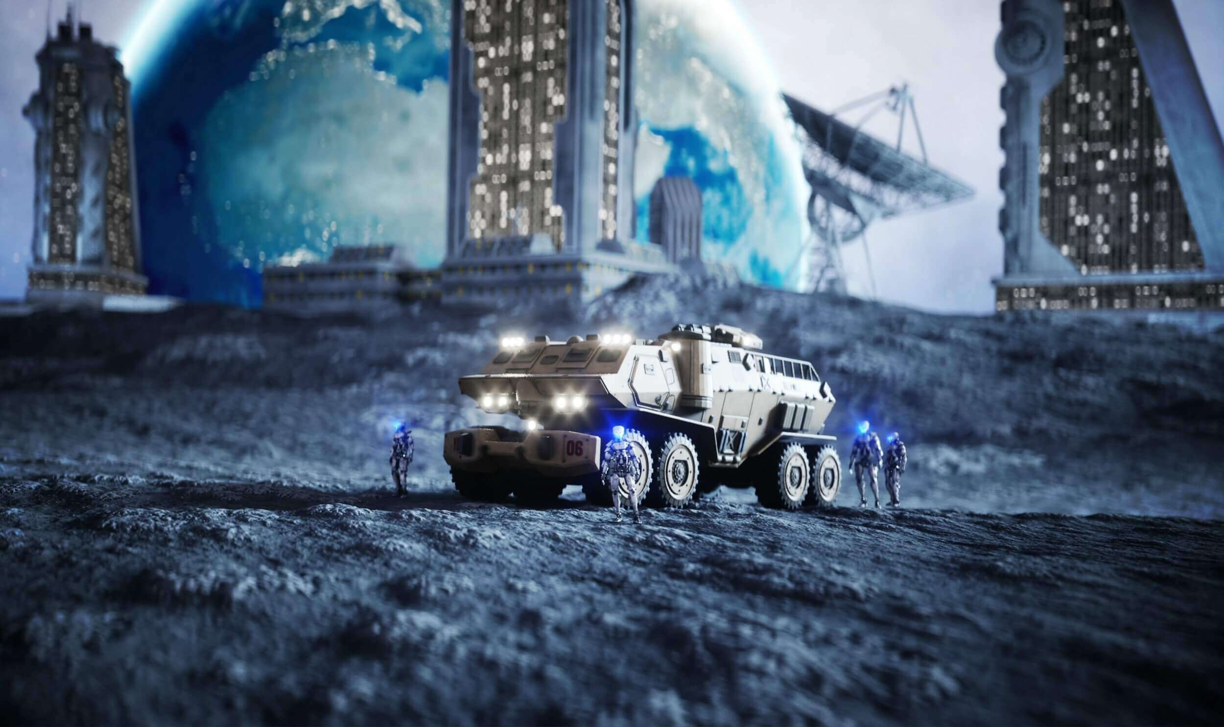 Future Underground Mars Base