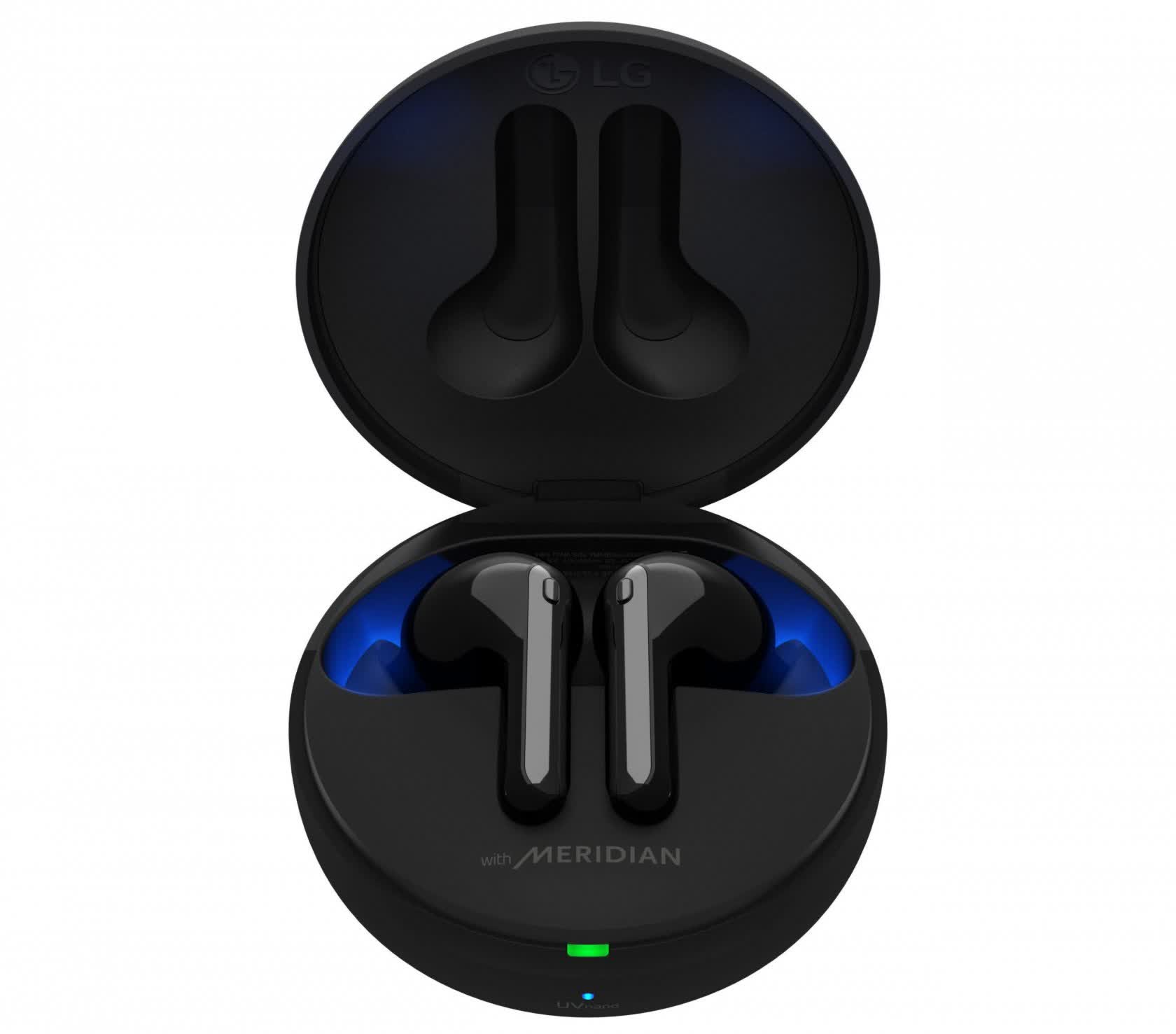 LG's latest truly-wireless earbuds include active noise cancellation ...