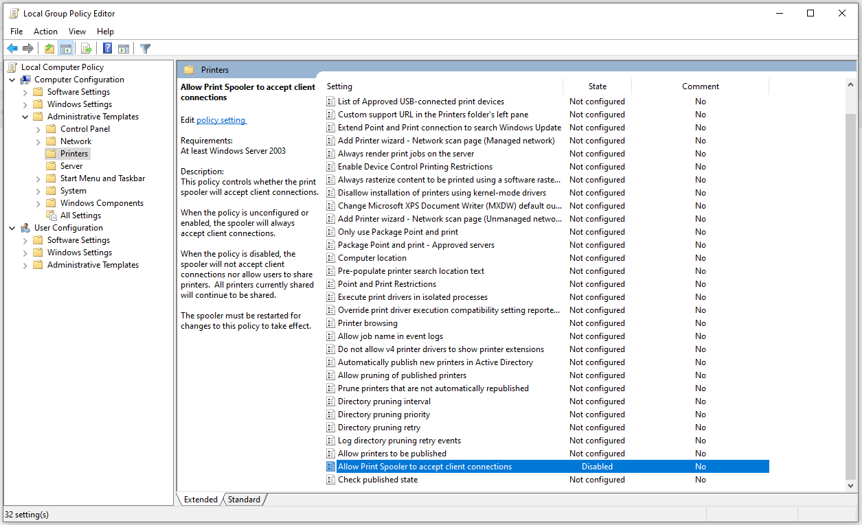 Disable Windows Print Spooler Or You Could Be Hacked Says Microsoft