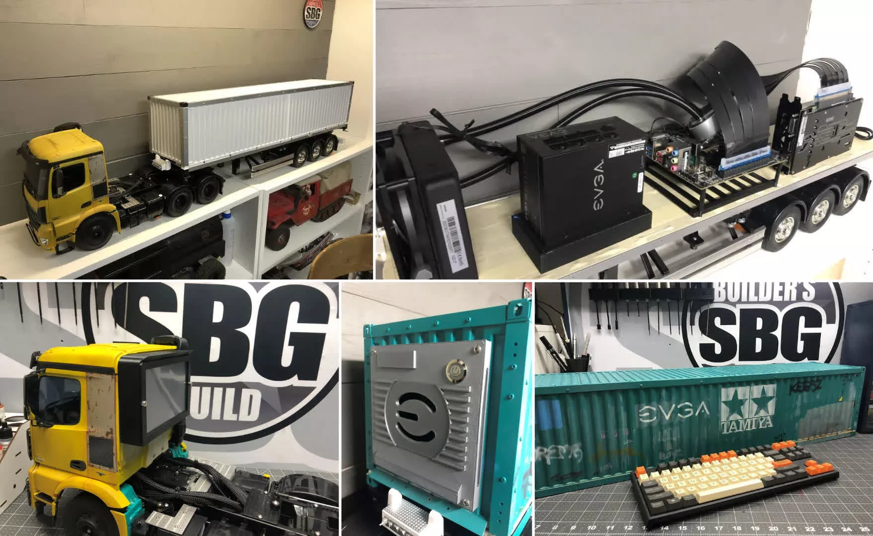 This drivable RC Semi Truck hauls a gaming PC inside | TechSpot