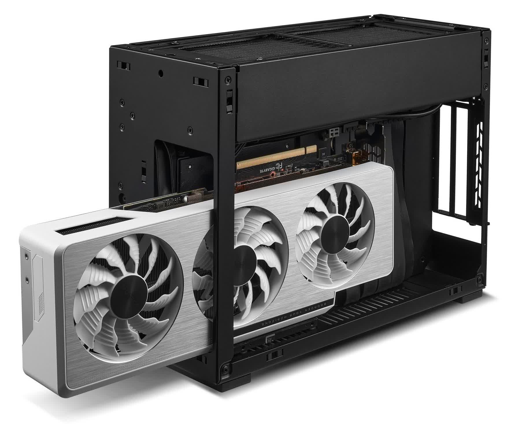 Lian Li Unveils SFF Chassis Supporting Triple Slot GPU 240mm Radiator Lian Li Unveils SFF Chassis Supporting Triple Slot GPU 240mm Radiator