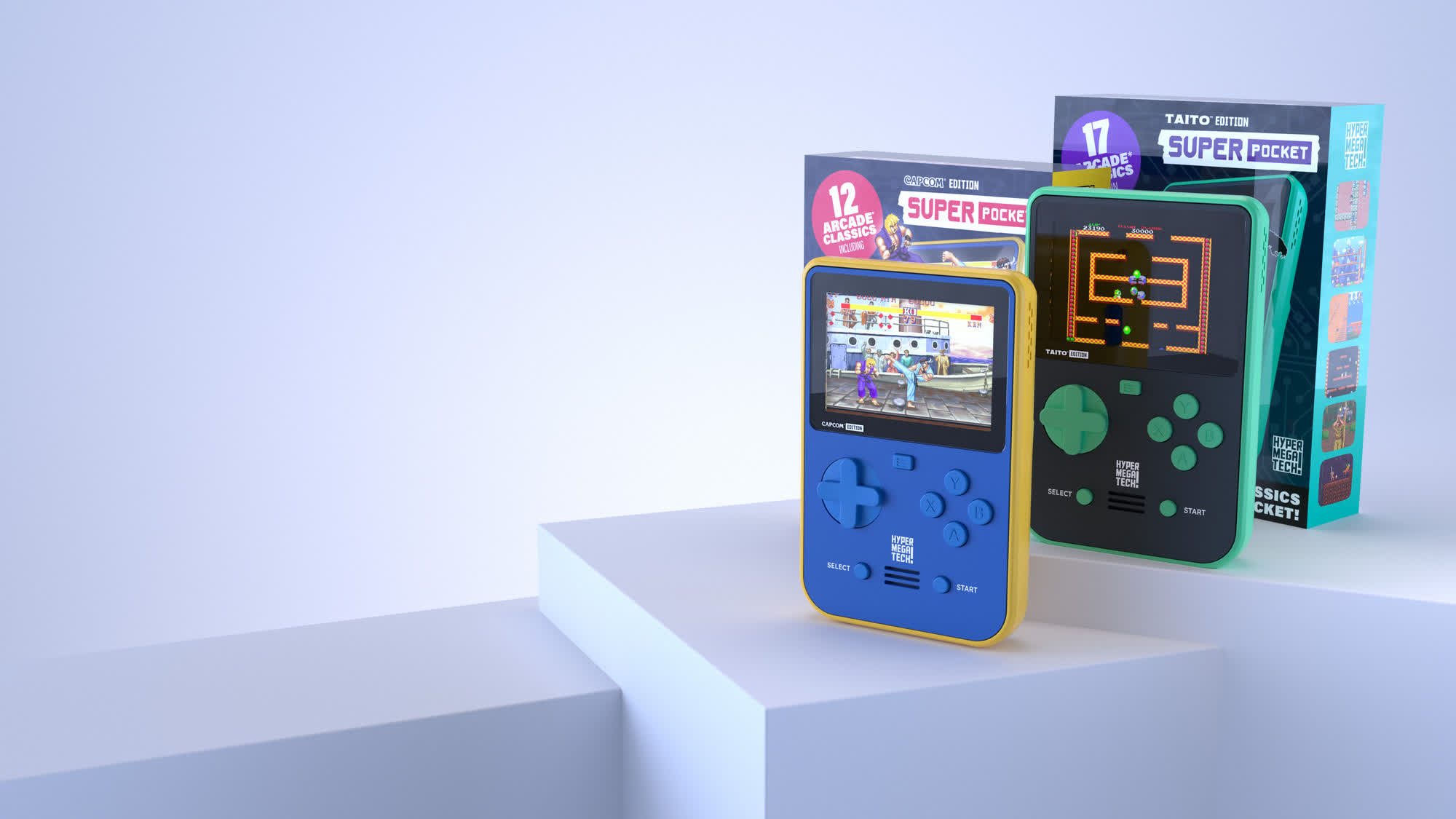 Super Pocket Retro Handheld Comes With Built in Games Supports