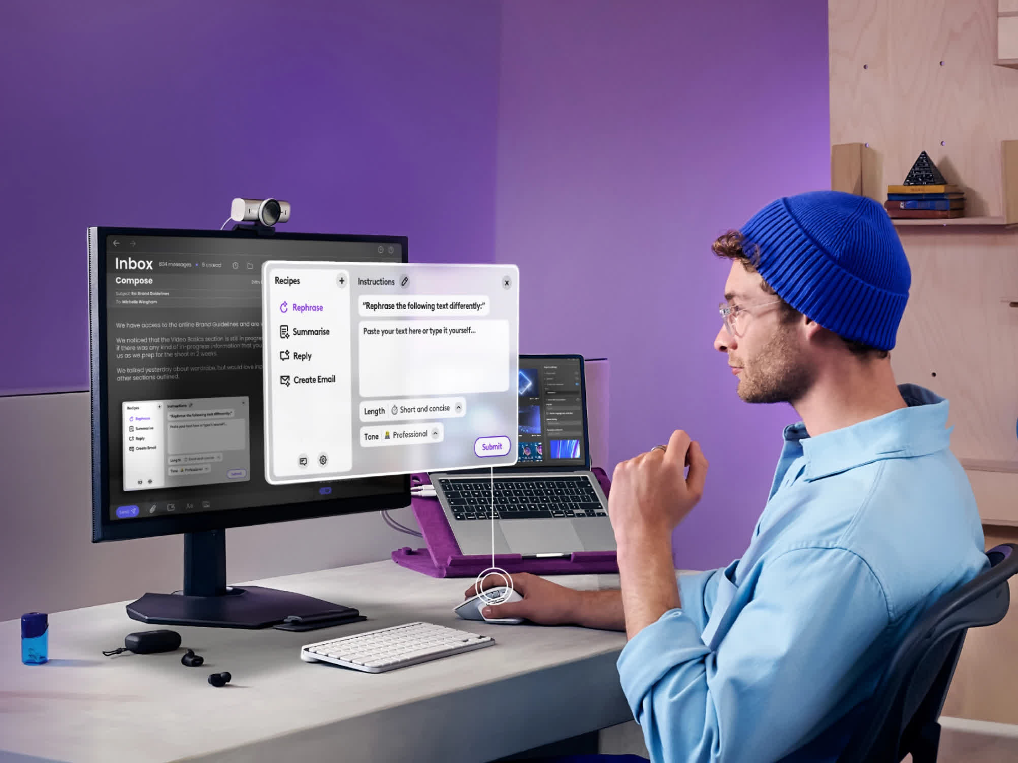 Logitech thinks the computer mouse needs an AI upgrade | TechSpot