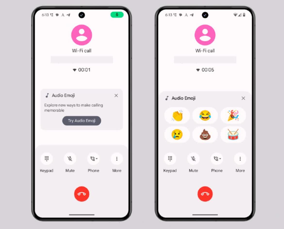 Google is rolling out "audio emoji" for voice calls, and they're really ...