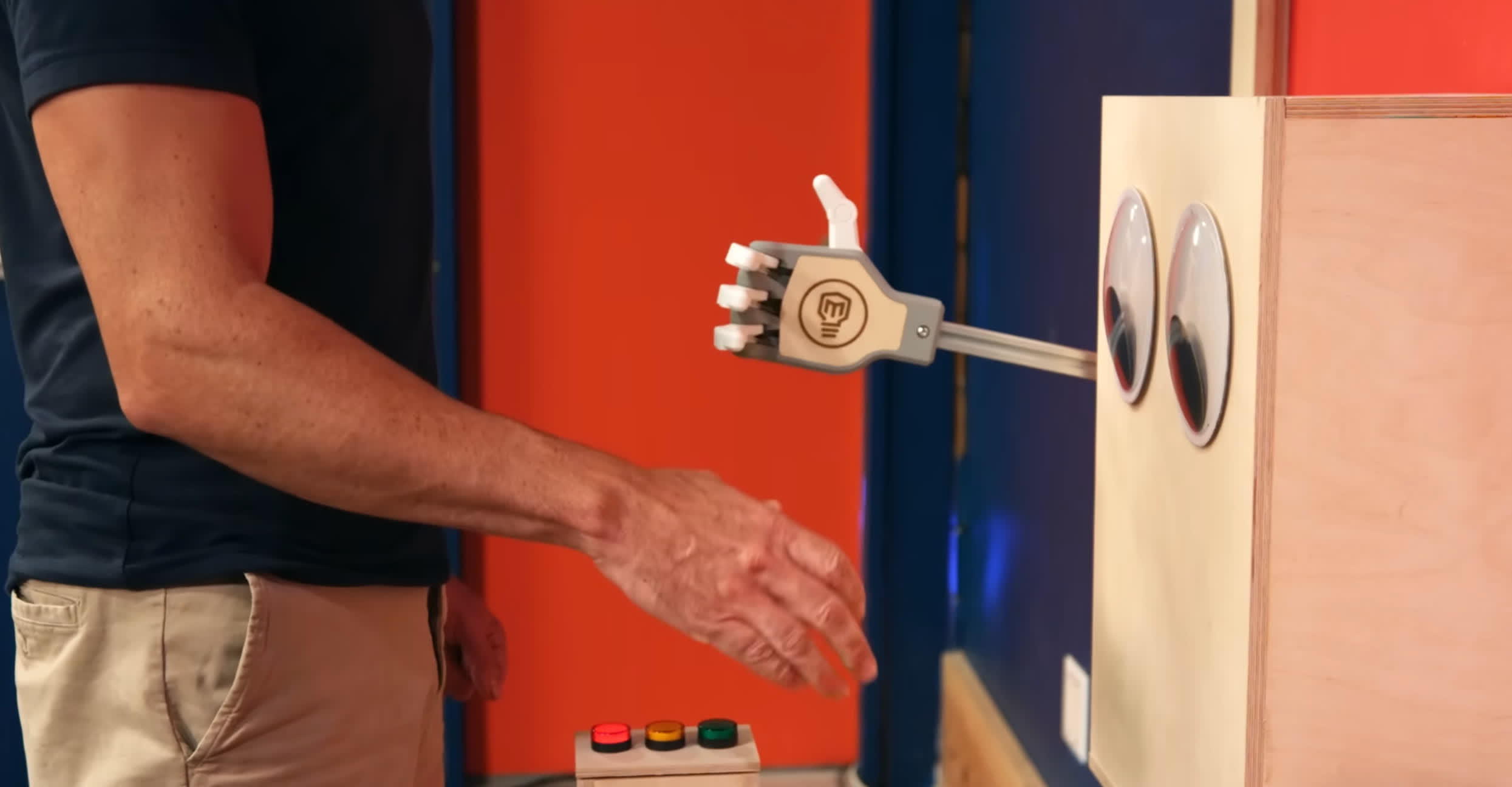 Mark Rober's lightning-fast robot can win at rock-paper-scissors 100% ...