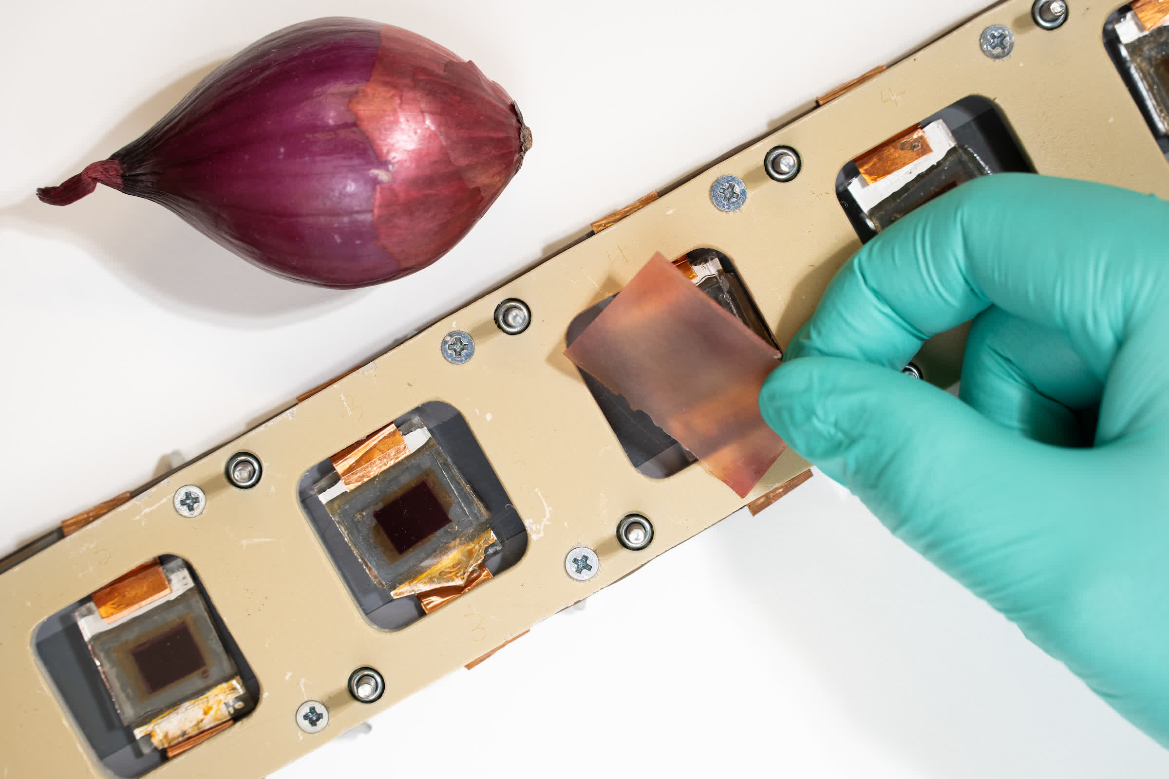 New biodegradable film made from onion skins can boost solar panel ...