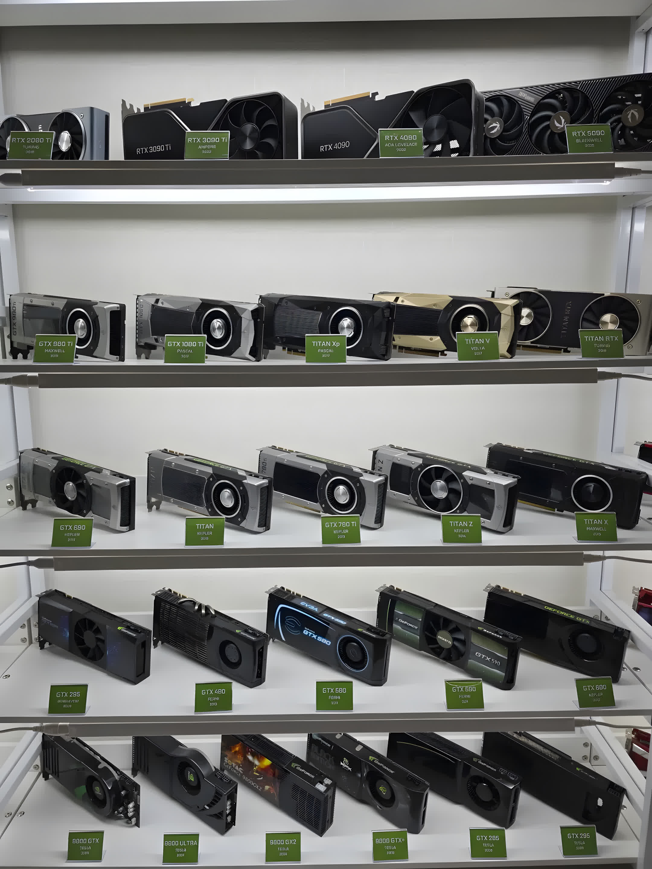 A collector built the ultimate timeline of GPUs from the past 30 years ...