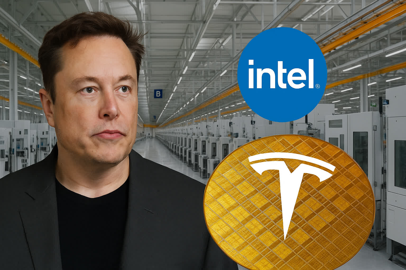 Elon Musk says Tesla could build a gigantic chip fab and work with ...