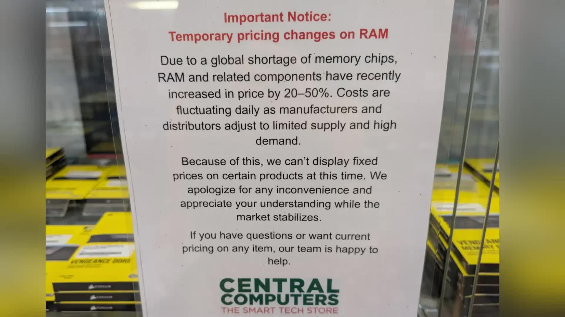 Memory prices are so bad stores won't even list them – 64GB DDR5 now ...