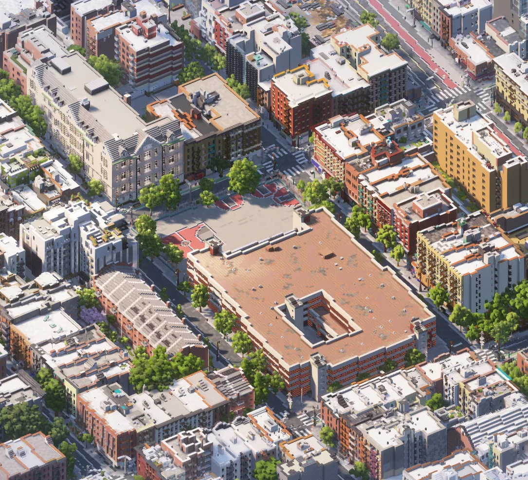 Thousands of players join forces to build New York City in Minecraft at ...