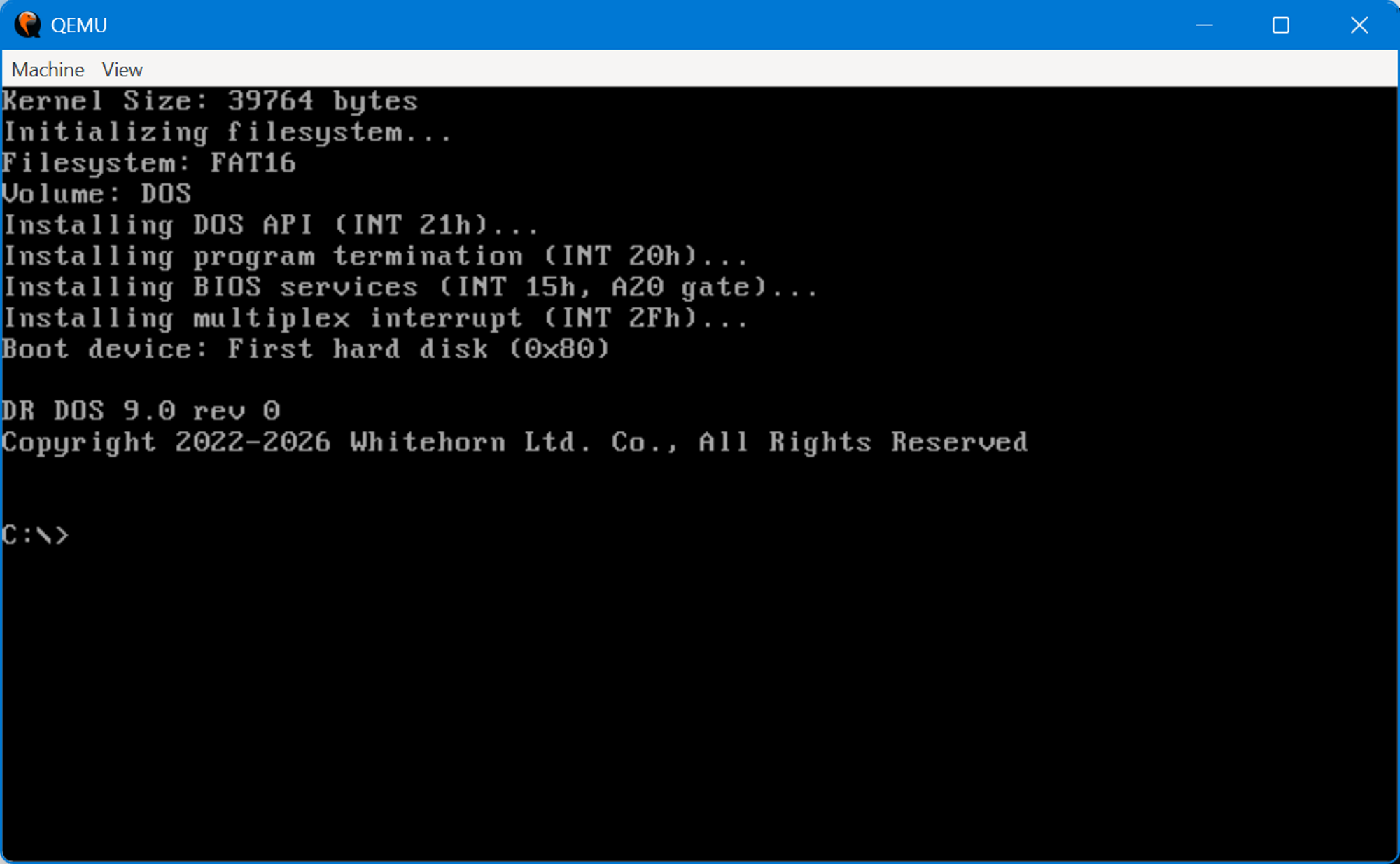 DR-DOS is coming back from the dead, rebuilt from scratch in pure ...