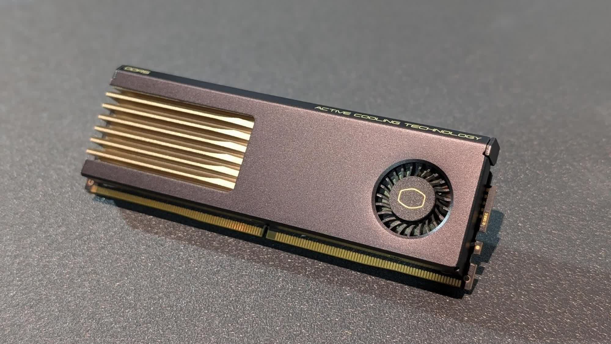 DRAM coolers make a comeback: G.Skill and Cooler Master unveil DDR5 ...