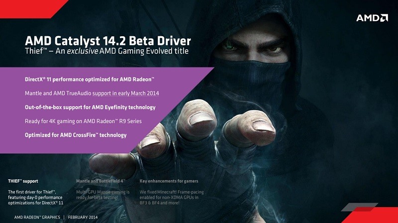 AMD releases Catalyst 14.2 Beta driver for Thief | TechSpot AMD releases Catalyst 14.2 Beta driver for Thief | TechSpot