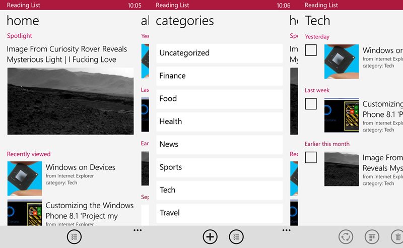 Movie Moments and Reading List apps land on Windows Phone 8.1 | TechSpot