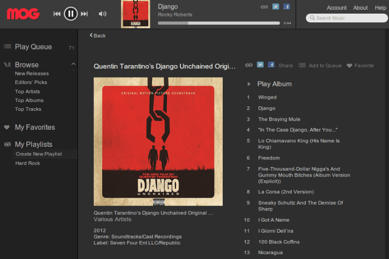 MOG streaming music service is now officially dead | TechSpot