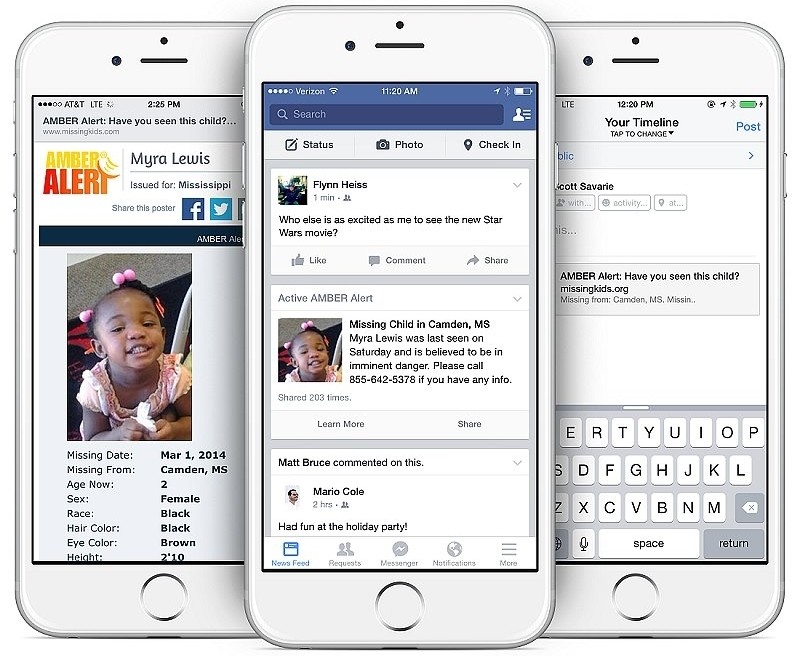 Facebook will now deliver Amber Alerts to your News Feed | TechSpot