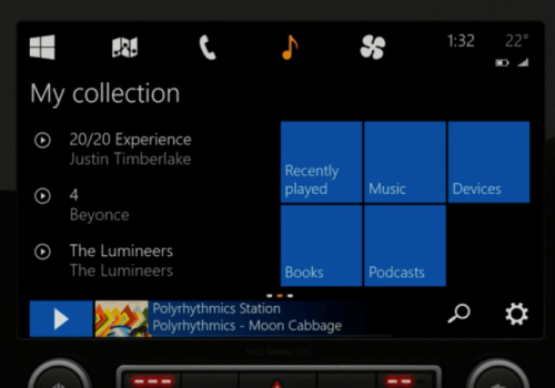 Microsoft showcases 'Windows in the Car' concept to rival CarPlay ...