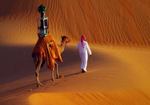 Google hires camel to capture Street View imagery of the Arabian desert ...