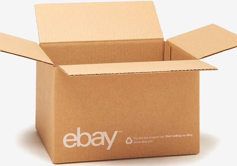 eBay launches shipping supply store stocked with branded boxes ...