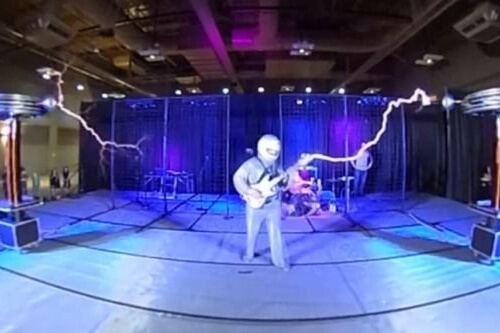 Watch ArcAttack rock out, use Tesla coils as musical instruments | TechSpot