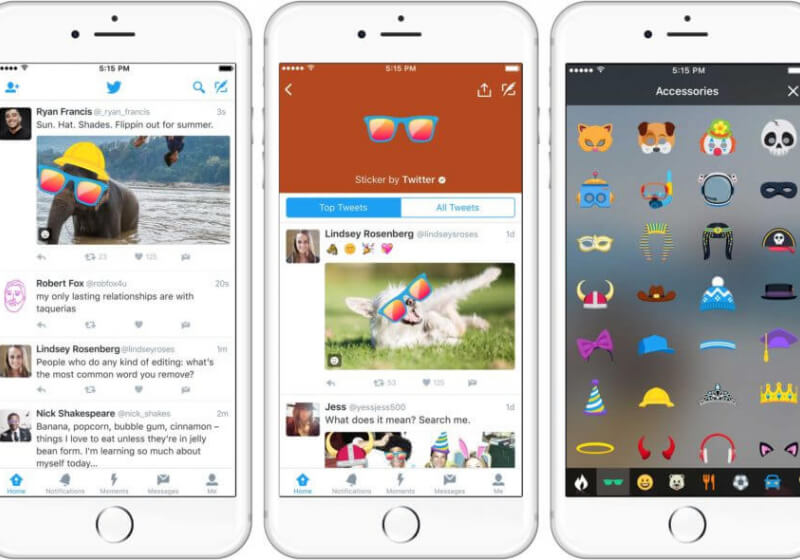 Twitter is introducing stickers for photos that work like visual ...