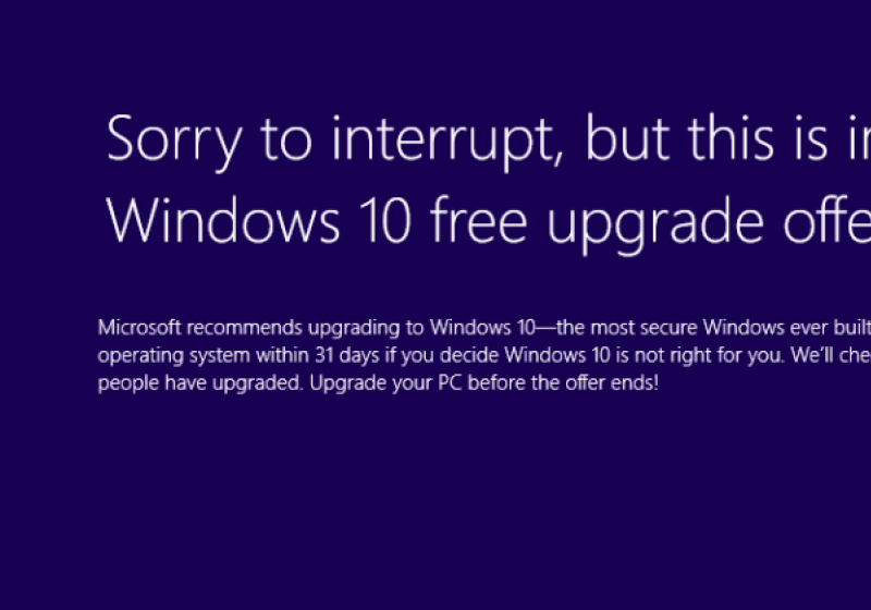 Microsoft deploys full screen Windows 10 upgrade nag | TechSpot