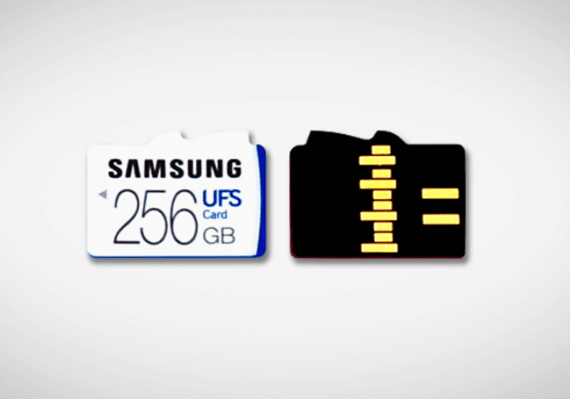 Samsung unveils 256GB UFS memory card that's five times faster than a ...
