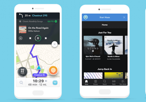 Spotify and Waze integrate navigation and music playback into each ...