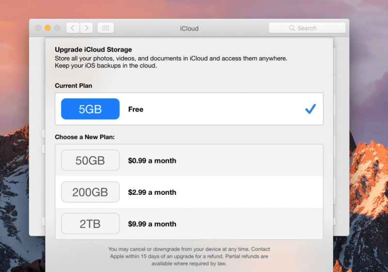 Apple drops 2TB iCloud storage price to $9.99, adds family sharing for ...