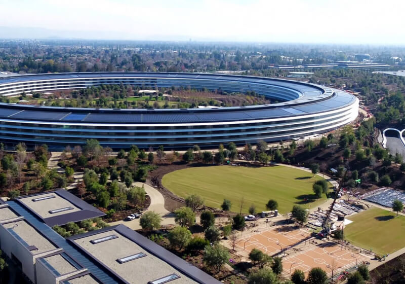 Latest Apple Park drone video shows campus nearing completion | TechSpot