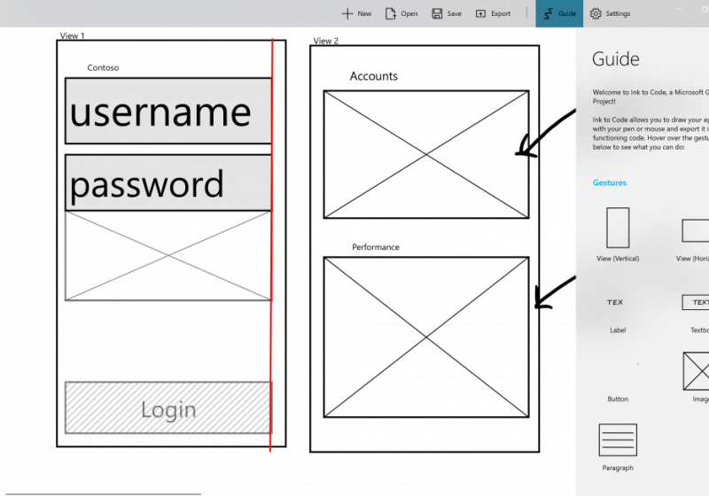 Microsoft Garage's experimental 'Ink to Code' project can turn sketches ...
