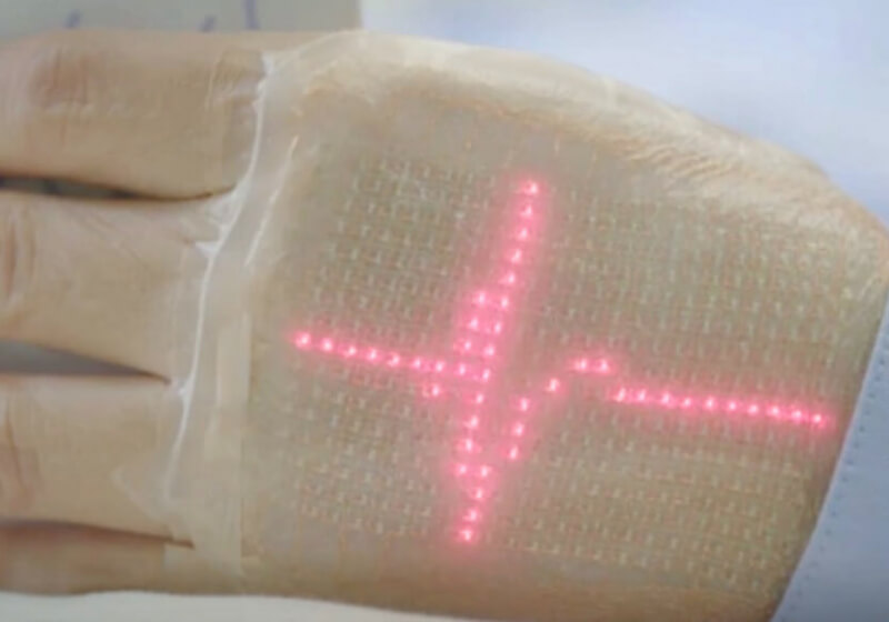 Researchers show off electronic skin that displays users' health stats ...