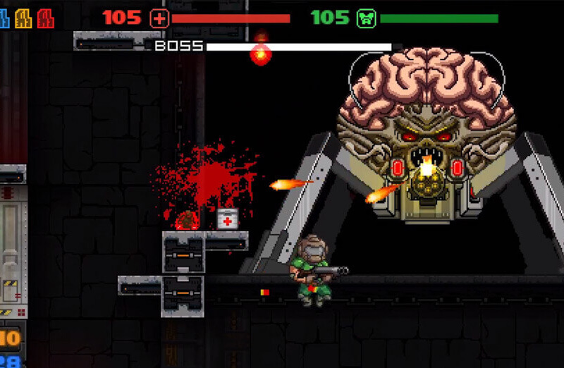 Check out Doom as a 2D retro platformer with this free, fan-made remake ...